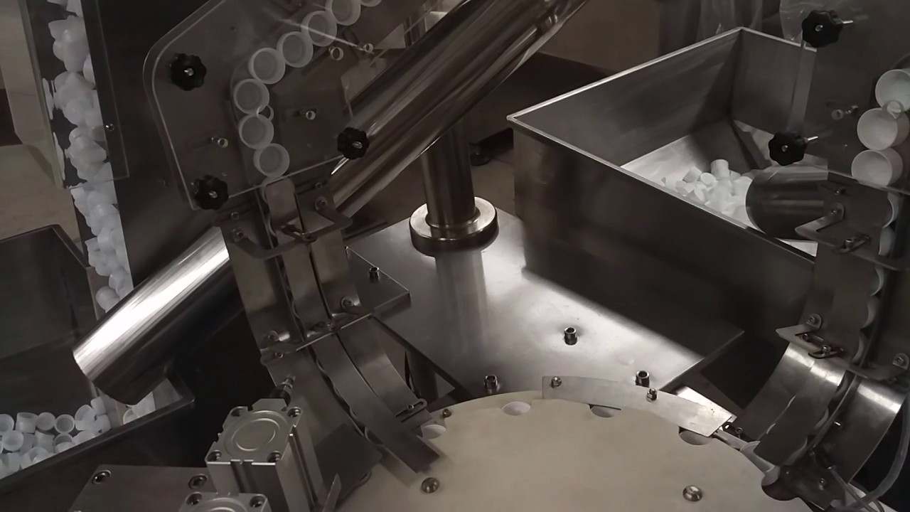 Combinated liner inserting machine - YouTube