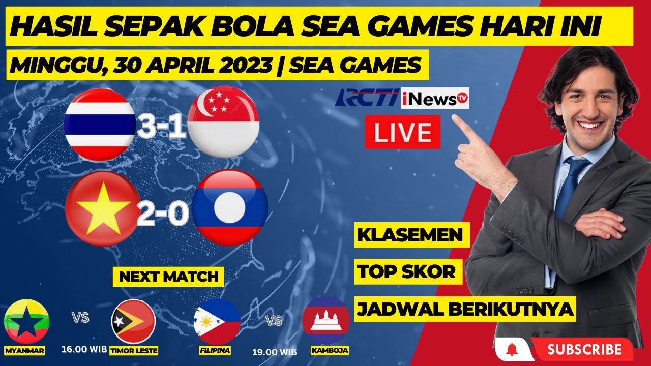 Hasil Sea Games Kamboja Hari Ini Vietnam Vs Laos Thailand Vs