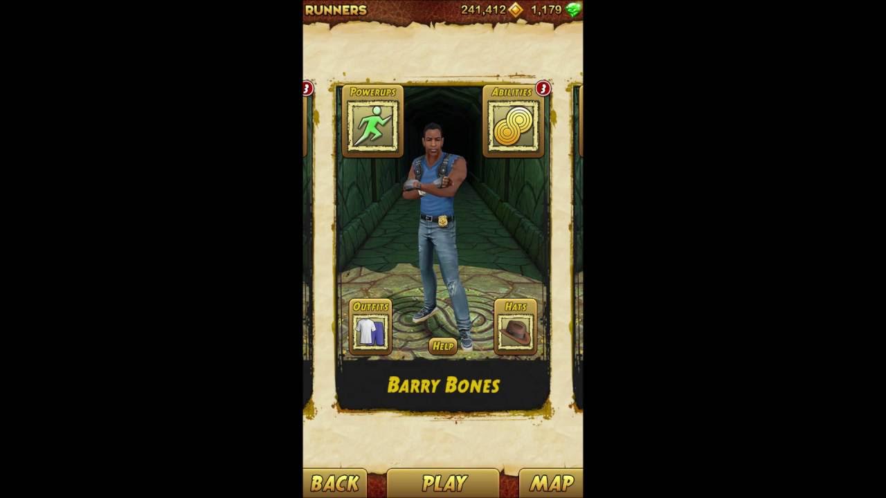 Temple Run 2 Blazing Sands Unlock Barry Bones - YouTube