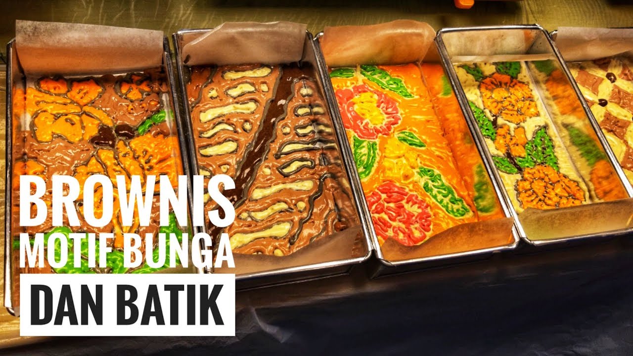 CARA MEMBUAT BROWNIS BATIK KUKUS - YouTube