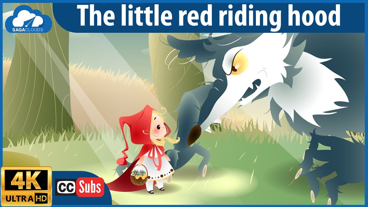THE LITTLE RED RIDING HOOD || Fairy Tales For Kids || Saga Clouds - YouTube