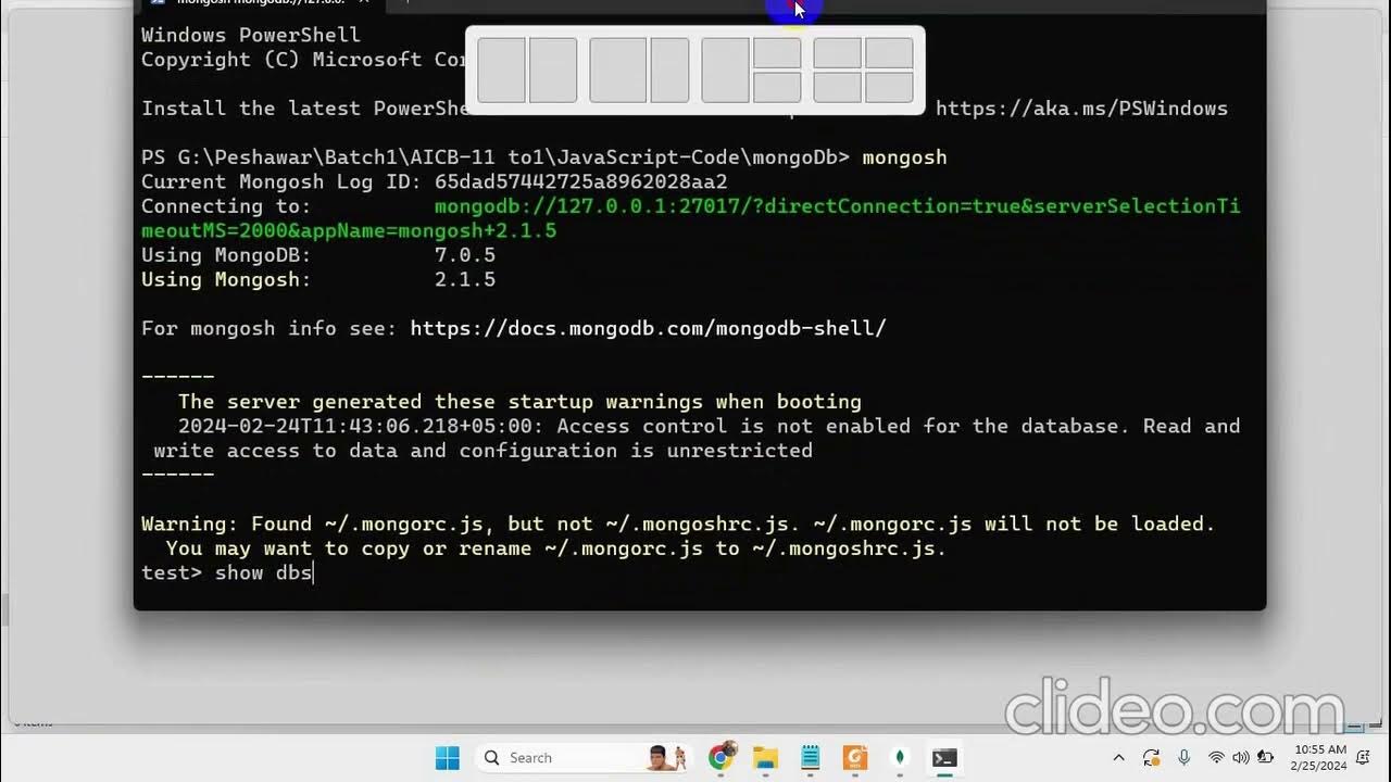 Introduction To MongoDB (Mongo shell) - YouTube