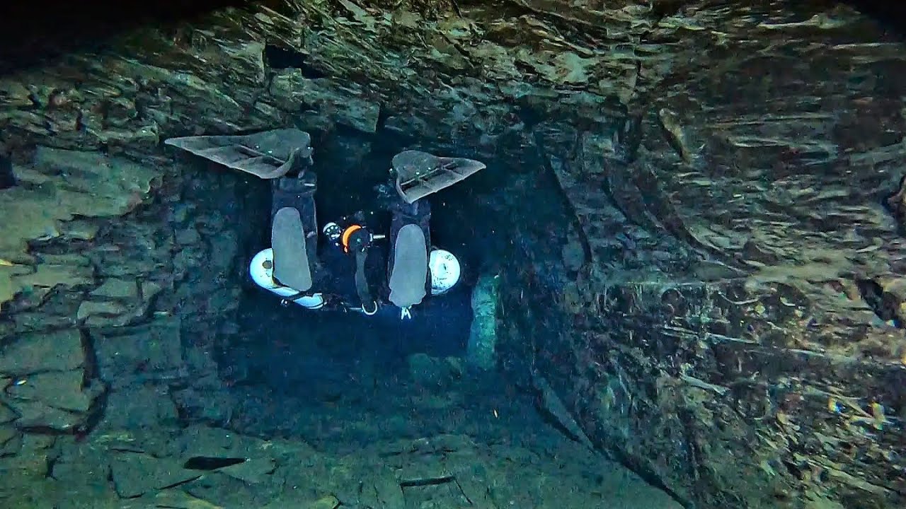 Aberlas Slate Mine, Abandoned Slate Mine Diving. Whales, UK. (via ...