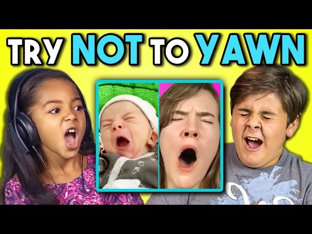 Children Yawning
