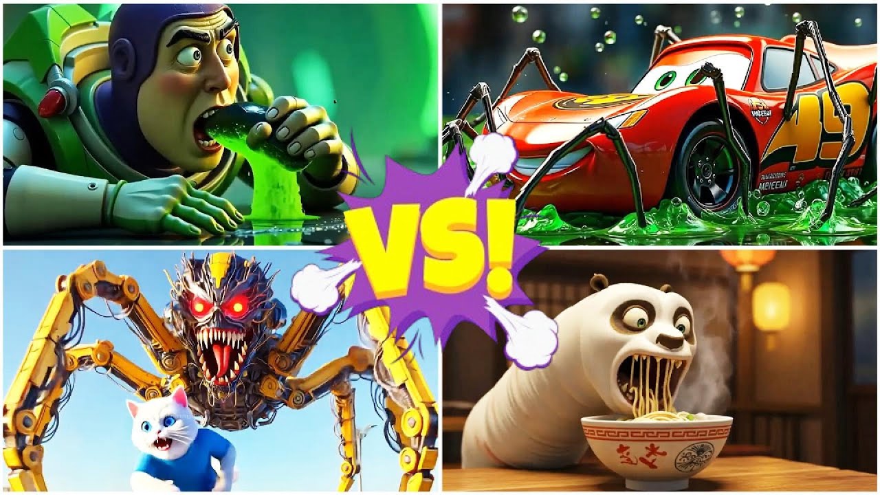 LIGHTYEAR.EXE vs Lightning McQueen EXE Head Eater vs 🚜 Mutated Skeleton ...