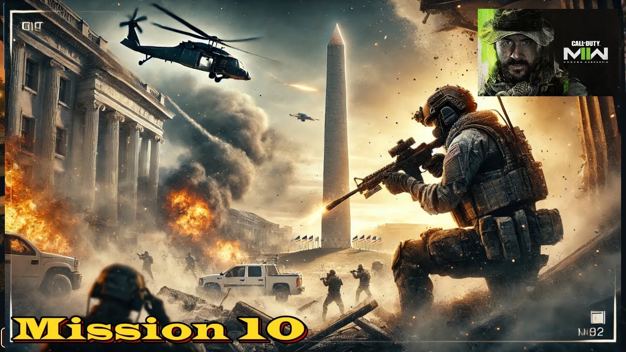 Defending Washington! Epic Battle at the Monument | Call of Duty: MW2 ...