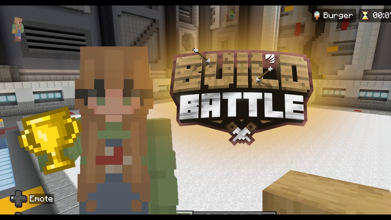 INTENSE BUILD BATTLE!!! Minecraft minigames - YouTube