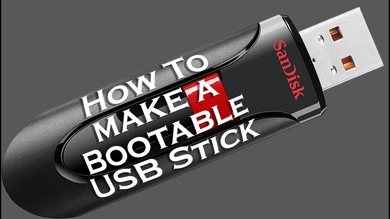 How to make a bootable USB stick in linux - YouTube