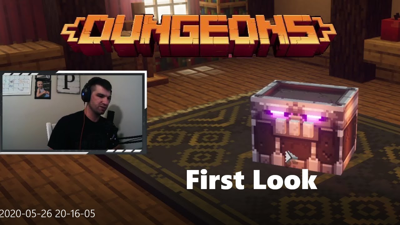 FIRST LOOK AT MINECRAFT DUNGEONS -Minecraft Dungeons - YouTube