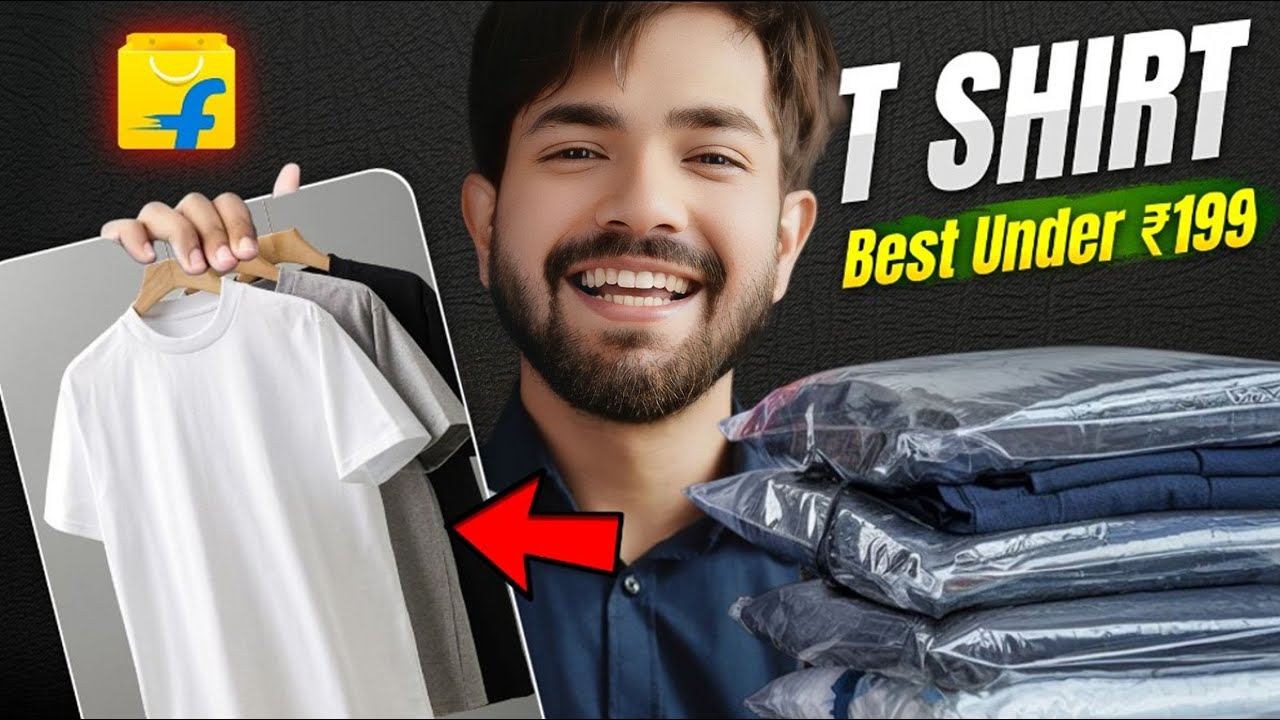 Best T Shirts for Men Under 300 from Flipkart 🔥| Summer T Shirt Haul ...