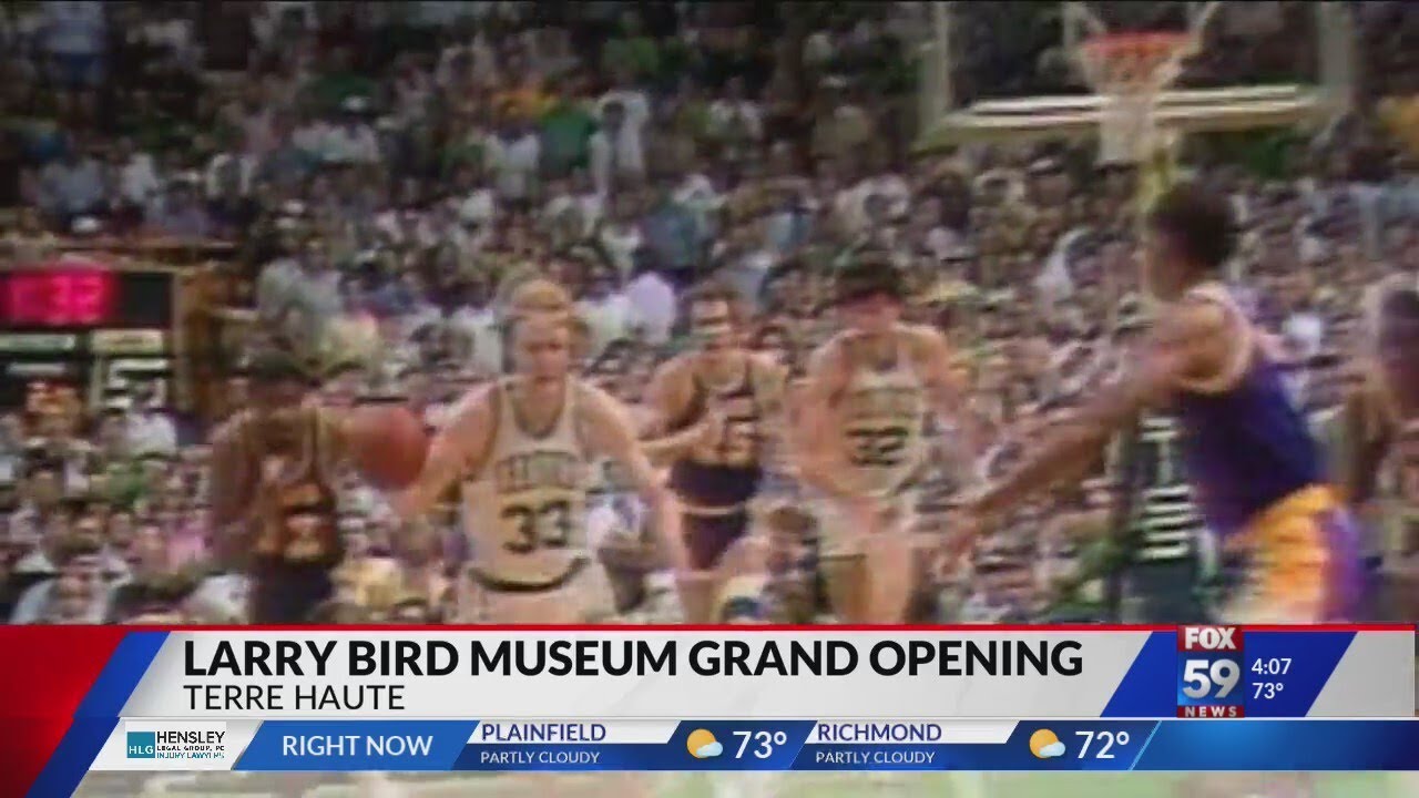 Terre Haute celebrates opening of Larry Bird Museum - YouTube
