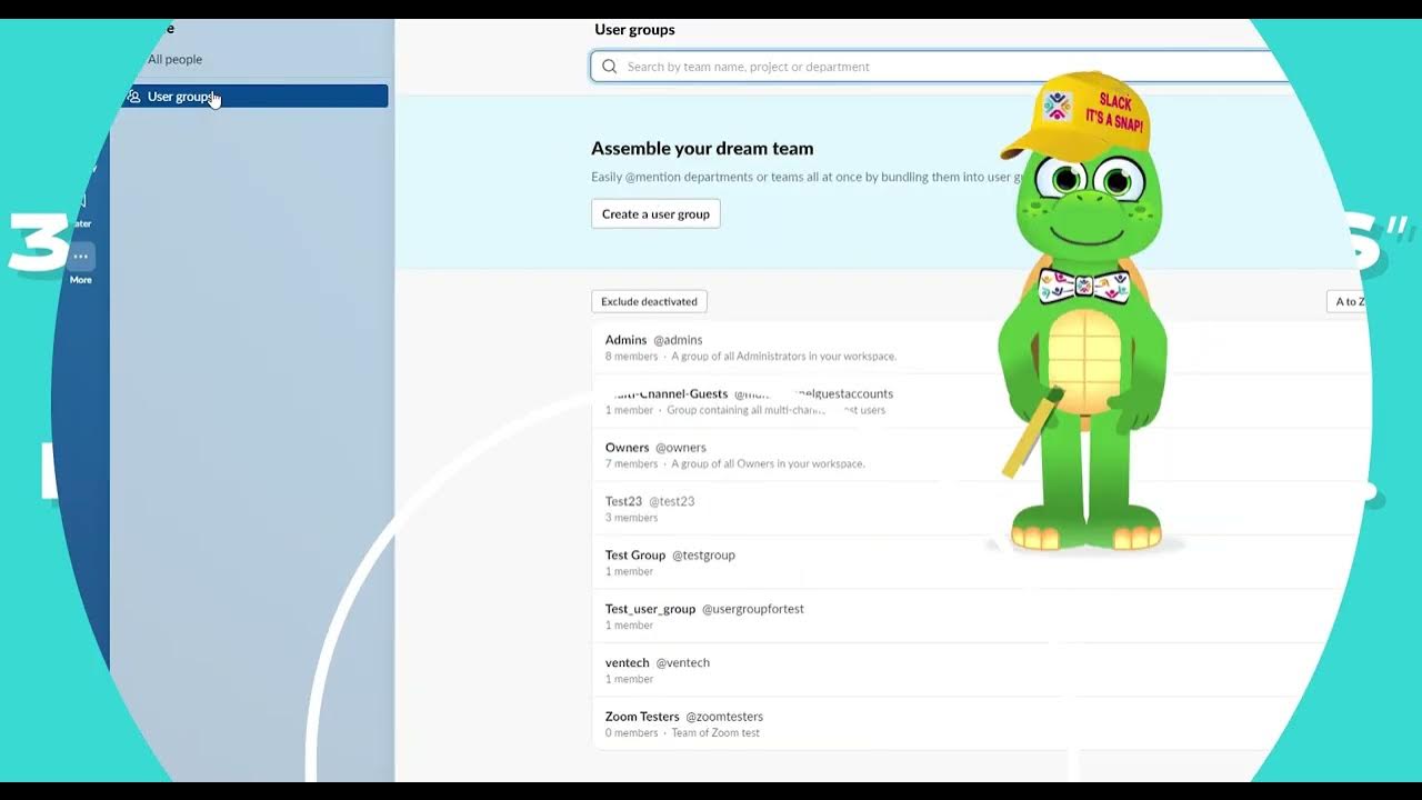 User Groups: Slack Snippets by Snapper - YouTube