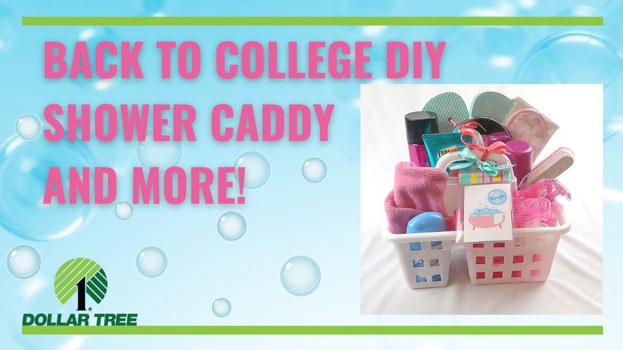 🧼🛁🧽Genius Dollar Tree DIY Back To College Shower Caddy!🧼🛁🧽 - YouTube