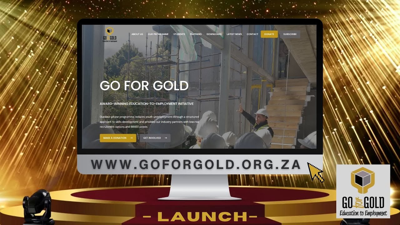 Go for Gold website launch 2023 - YouTube