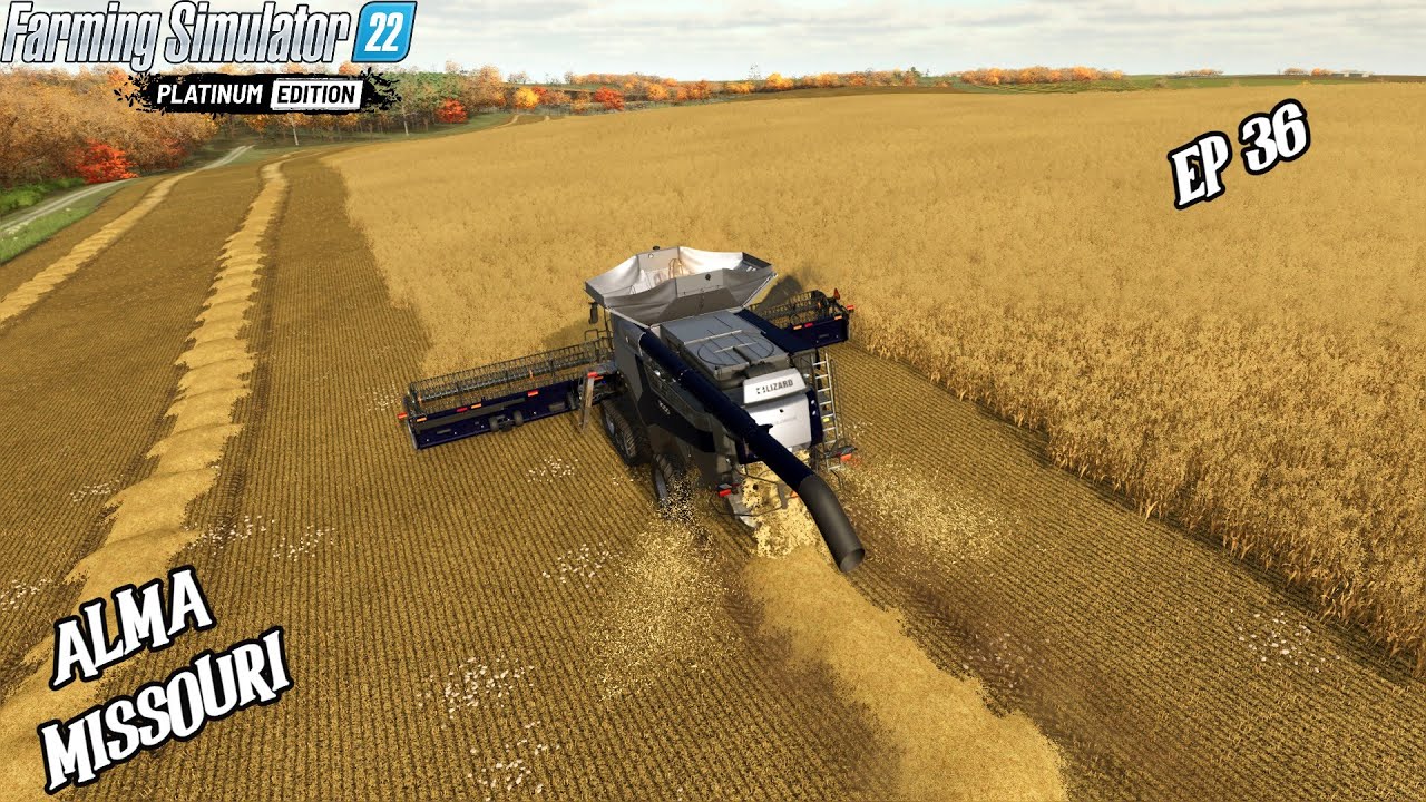 Harvesting Barley on Alma Missouri | Ep 36 | Farming Simulator 22 #fs22 ...