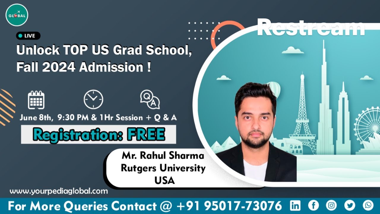 Fall 2024 Grad School Application: Get Started! - YouTube