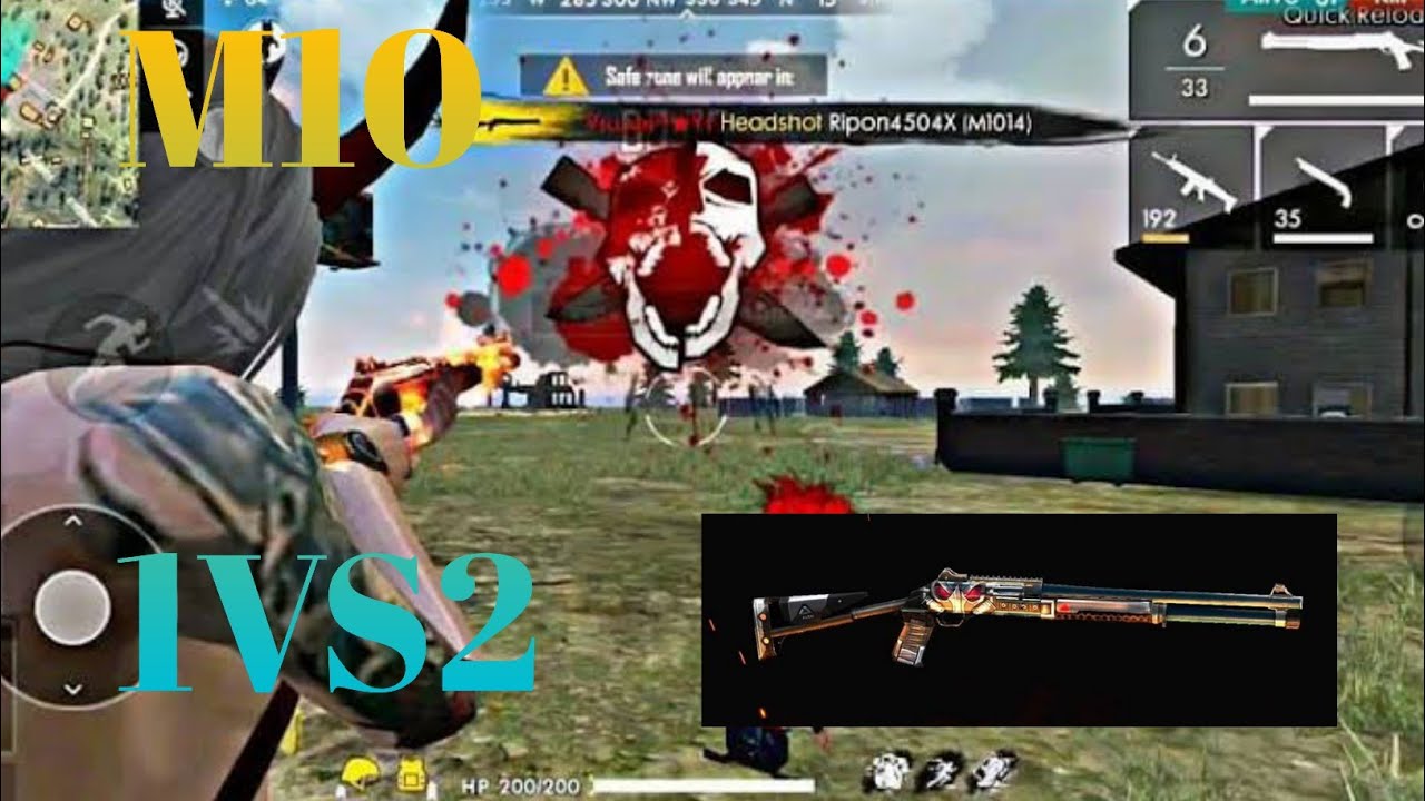 New M1014 🔥 Apocalyptic Green Shotgun Skin One Tap Headshot Gameplay - Garena Free Fire - YouTube