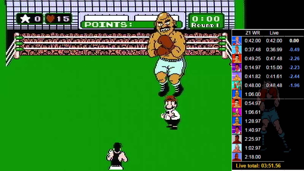 Mike Tyson's Punch Out speed run in 15:42.70 (Former WR) - YouTube