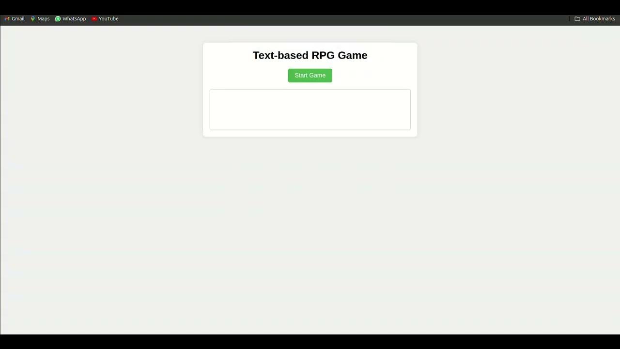 Text Adventure Game - JavaScript Games - RPG Game - Build Your Own Game - GitHub Projects - YouTube