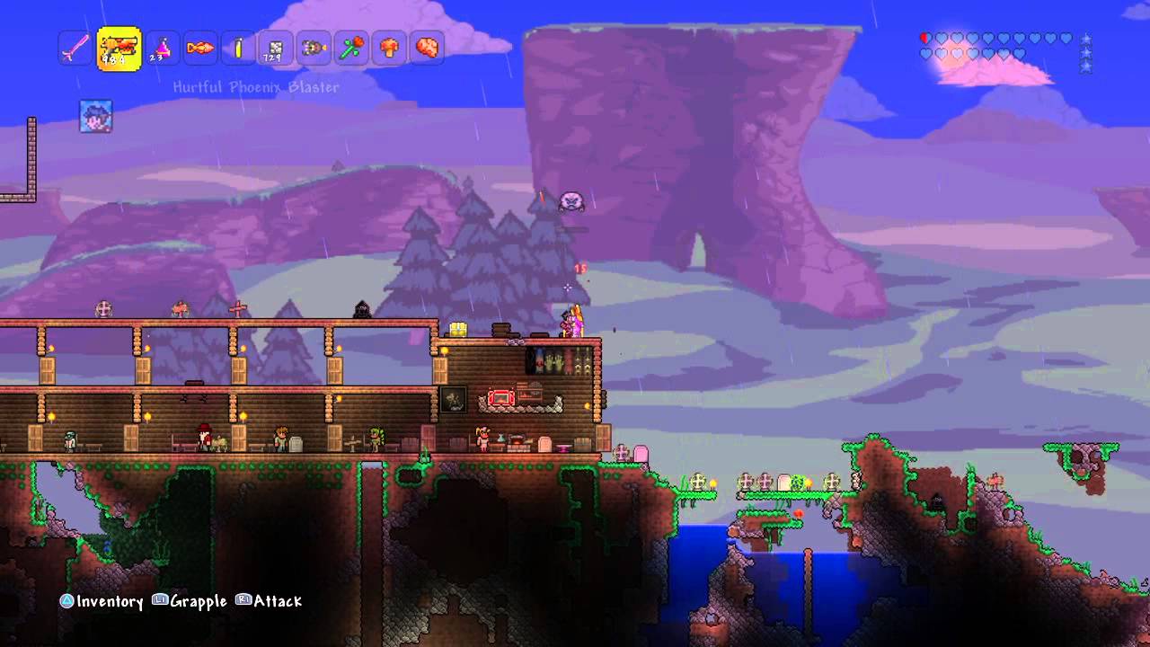 Terraria Nimbus Rod - YouTube