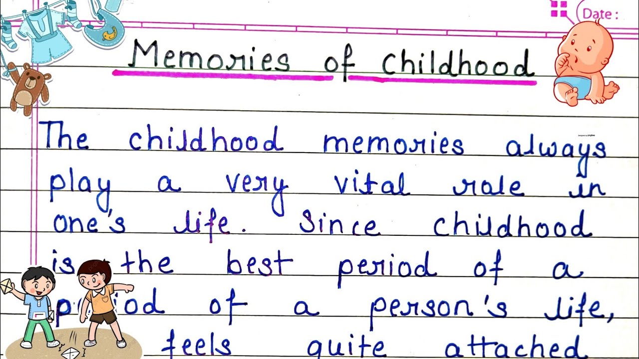 English Essay On Memories Of Childhood || Childhood Essay - YouTube