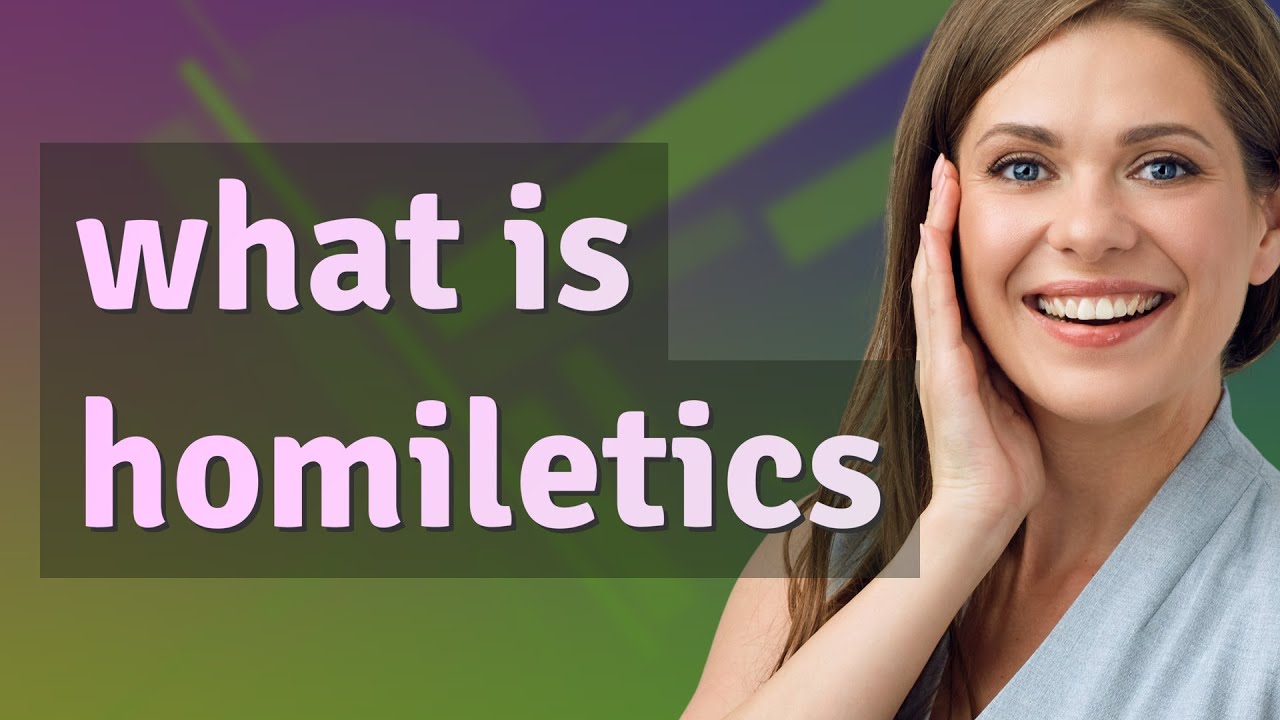 Homiletics | meaning of Homiletics - YouTube