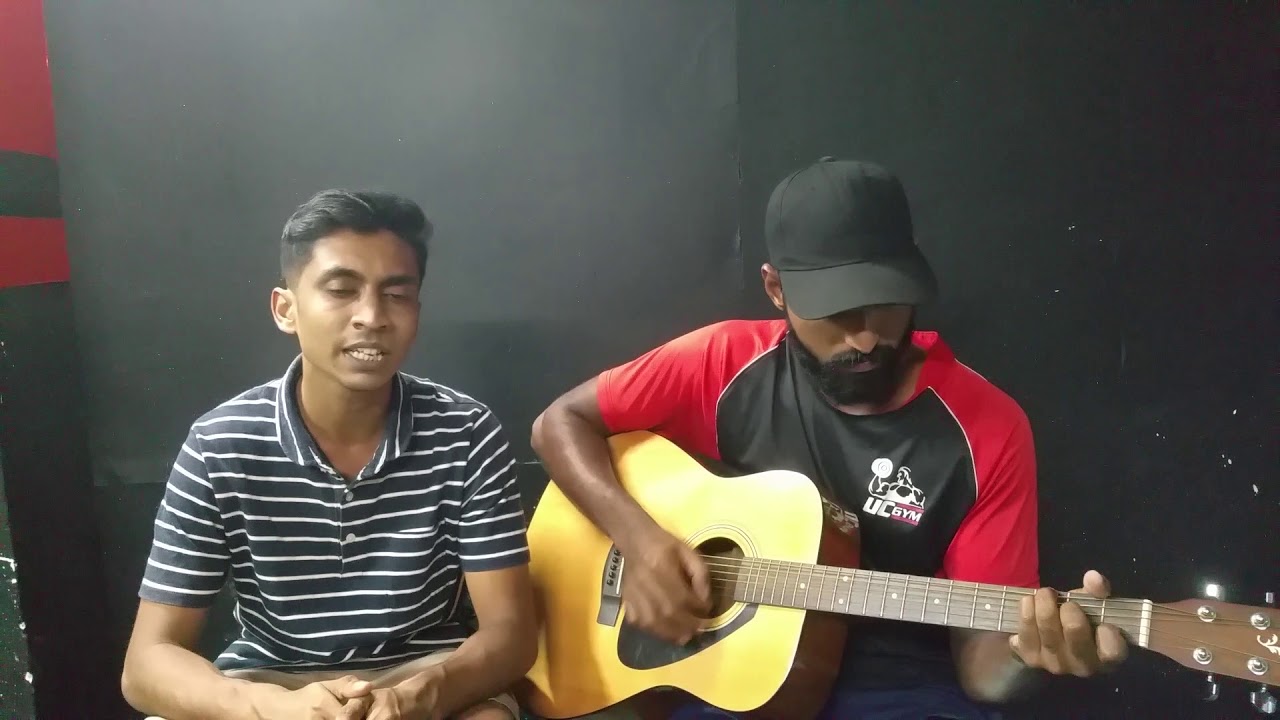 Milton mallawa arachchi. sithum pathum podi adare. guitar cover song ...
