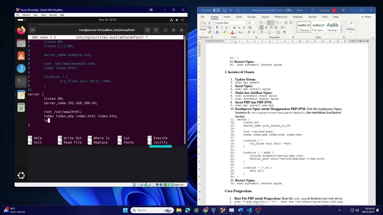 Instalasi Nginx PHP fpm - YouTube