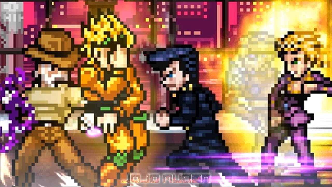 GIORNO AND JOSUKE vs DIO AND OLD JOSEPH - YouTube