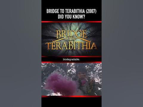 Did you know THIS about one of the final scenes in BRIDGE TO TERABITHIA ...