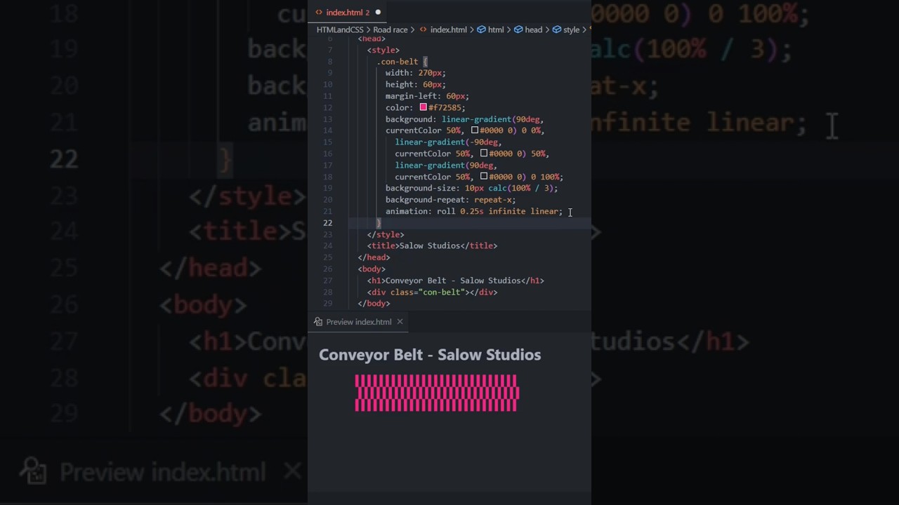 Conveyor Belt Code Ytshorts Computer Programmingtricks Youtube