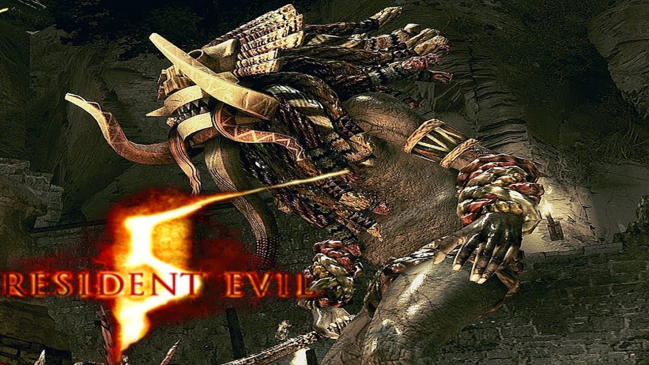 Resident Evil 5 HD, Giant Majini's - YouTube