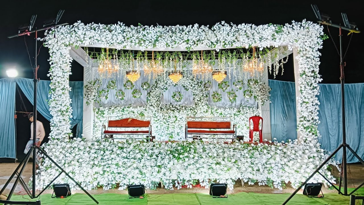 party ground decoration 😍🔥💡 - YouTube