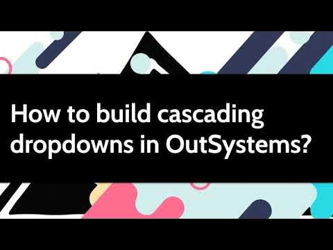 How to build cascading or linked dropdowns in OutSystems? - YouTube