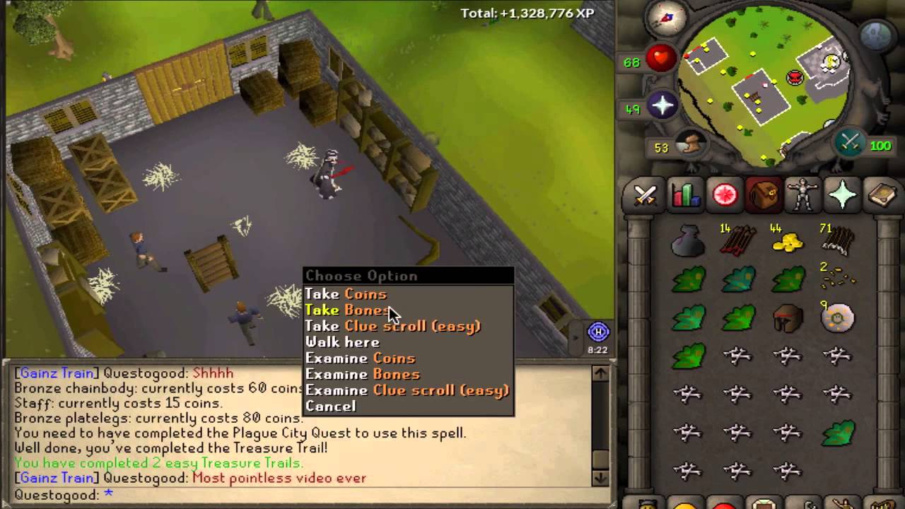 OSRS Loot From 100 Men - YouTube