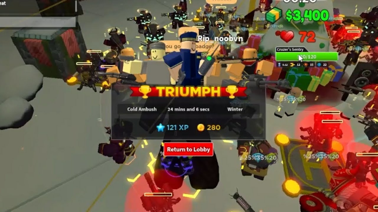 TDS Roblox | Helping random beating violent night event - YouTube