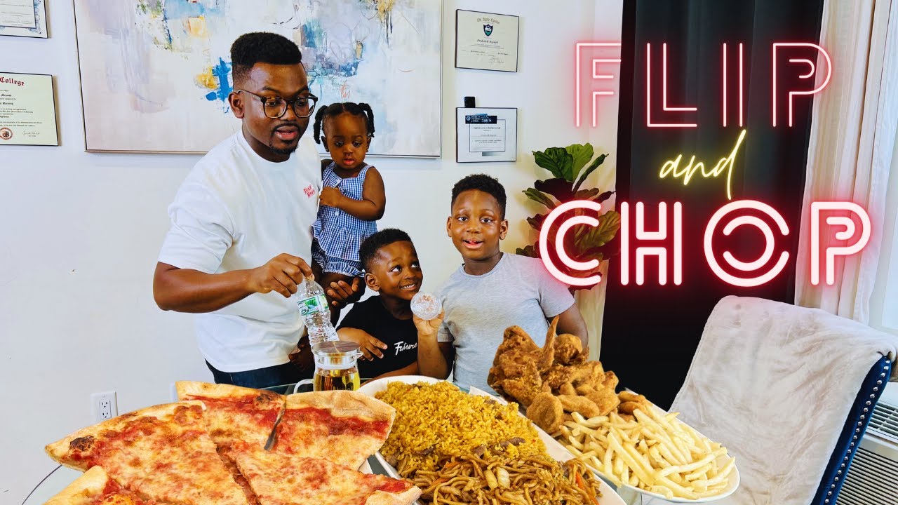 Trying the Bottle Flip Food Challenge with the Kiddos!!! | Eat! | The ...