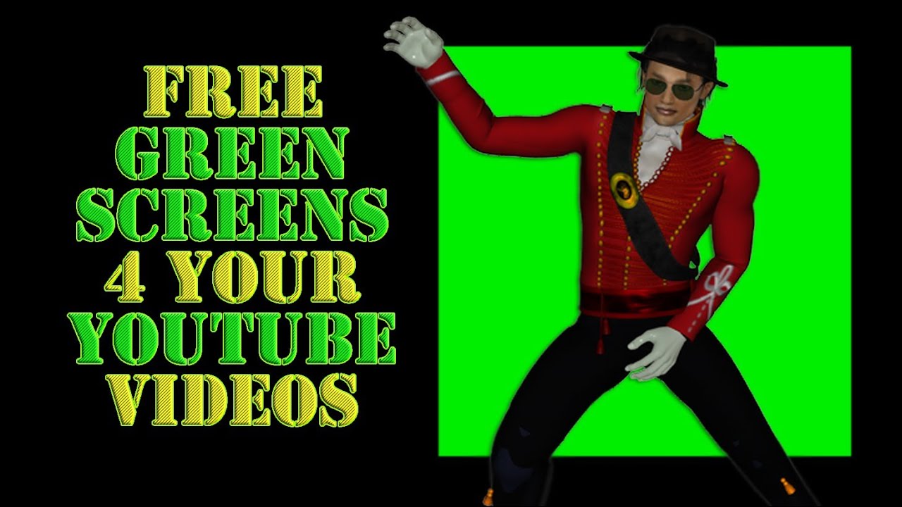 Green screen Michael Jackson downloadable toons - YouTube