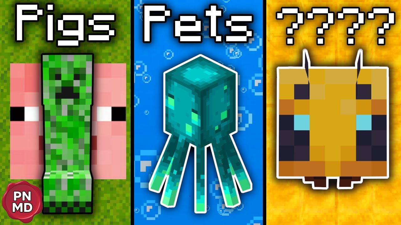 90 Minecraft Mobs And Their History... - YouTube