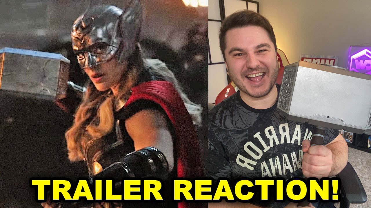 THOR LOVE AND THUNDER TEASER TRAILER REACTION - YouTube