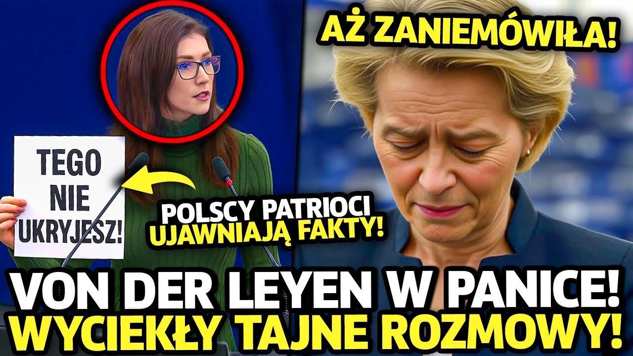 URSULA I TUSK W PANICE! POLSCY EUROPOSŁOWIE UJAWNIAJĄ SPISEK UNII ...