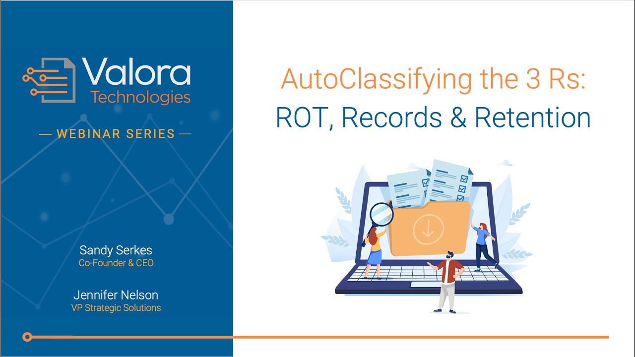 AutoClassifying the 3 Rs: ROT, Records & Retention - YouTube