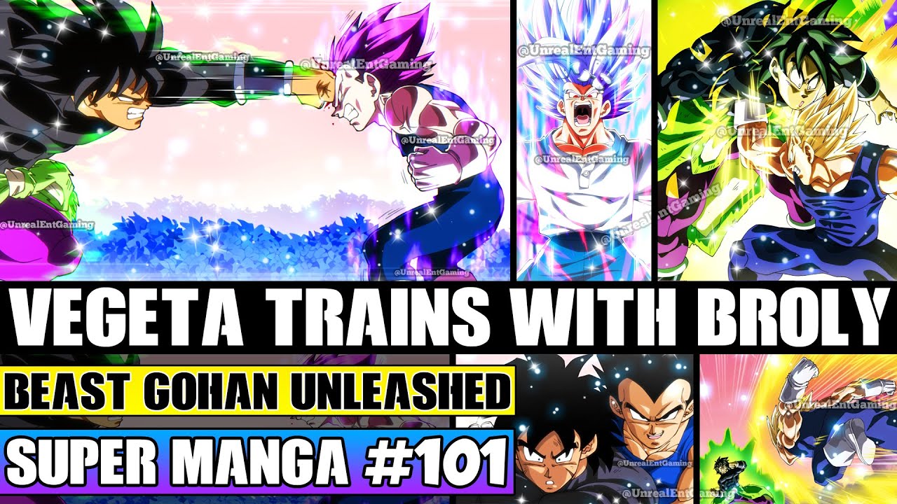 BROLY VS VEGETA REMATCH! Goku Learns About Beast Gohan Dragon Ball ...