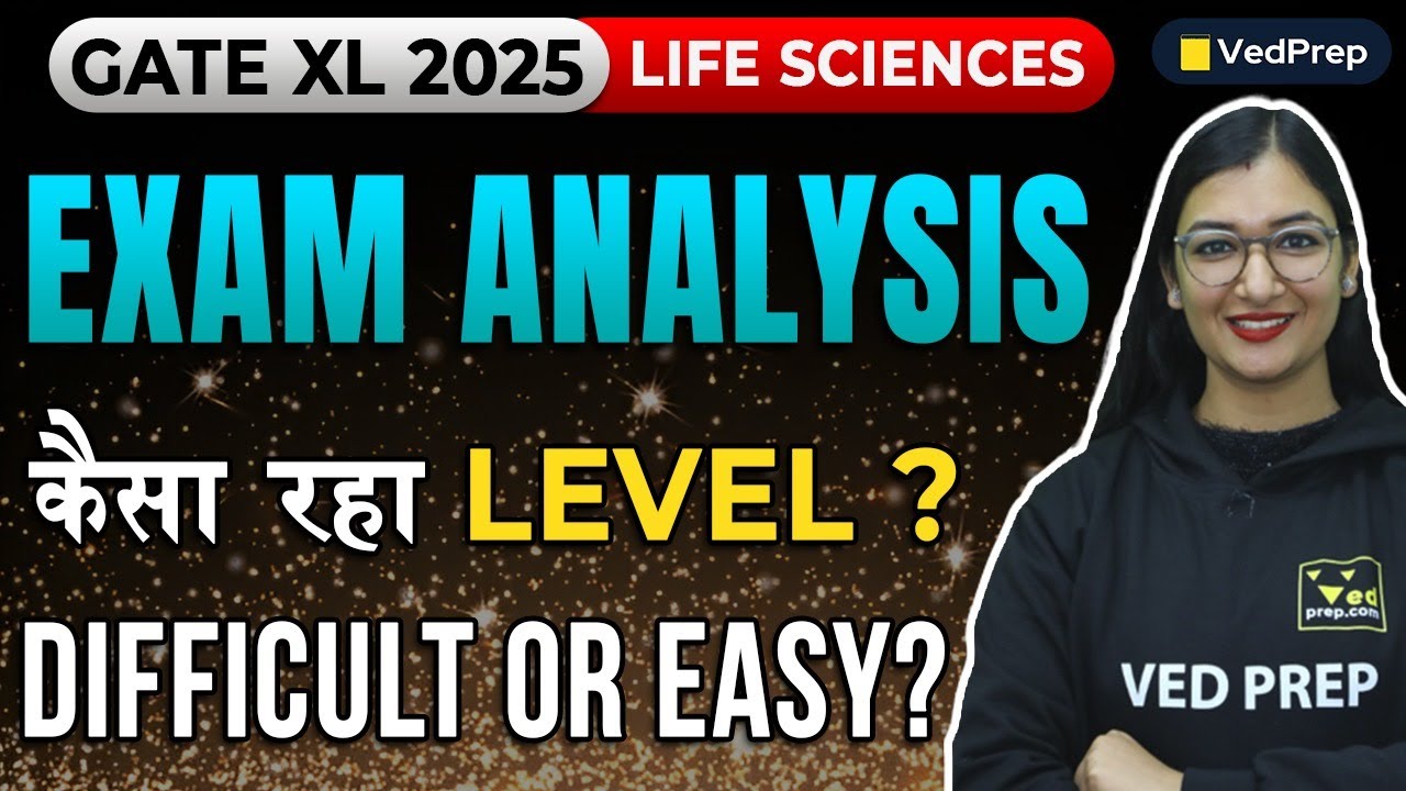 GATE XL 2025 Life Sciences Exam Analysis | Difficulty Level, Cut-Off ...