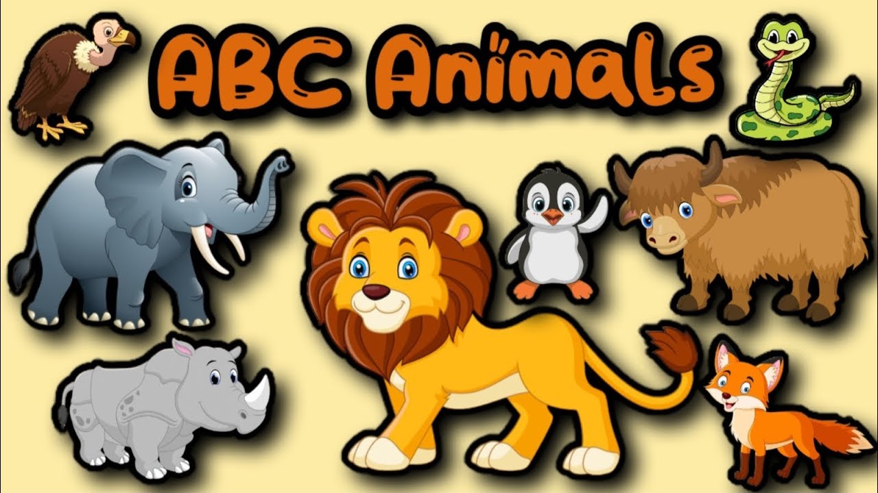 ABC Alphabet l A to Z Animals for Kids - Little Mines Tv - YouTube
