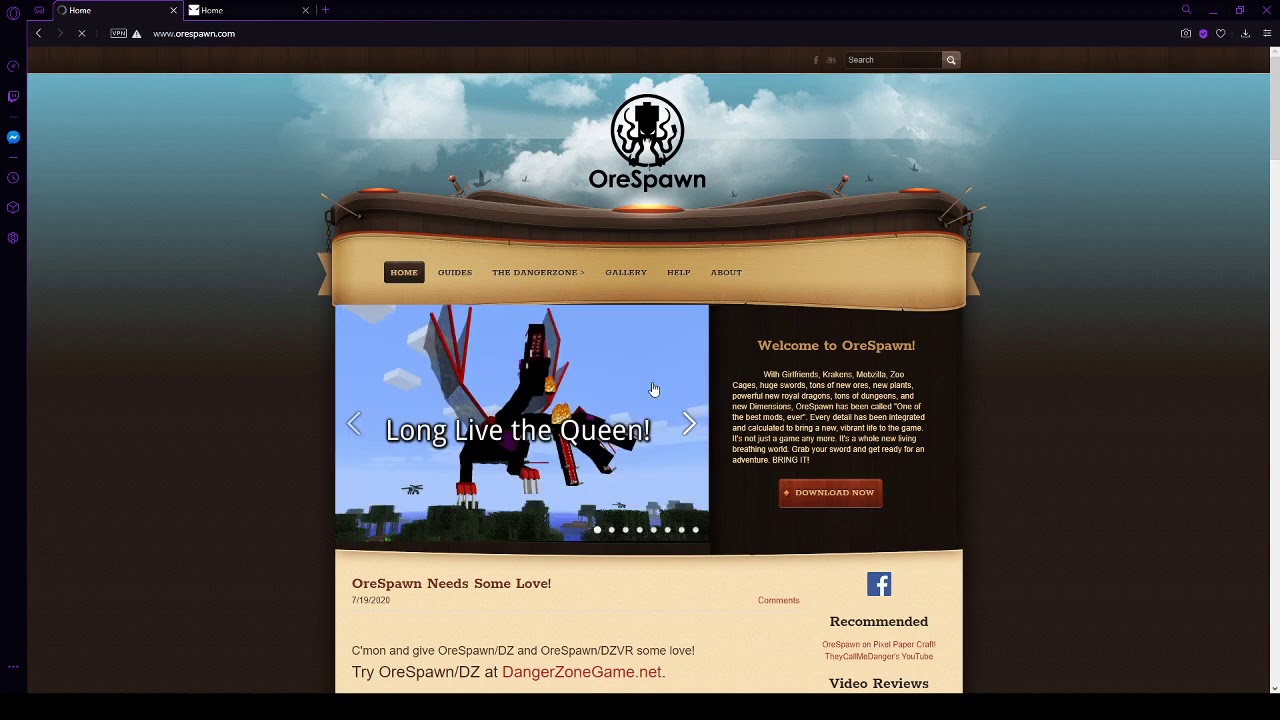 Battle of the Blocks - OreSpawn v.s. DangerZone - Part 0 - Introduction - YouTube