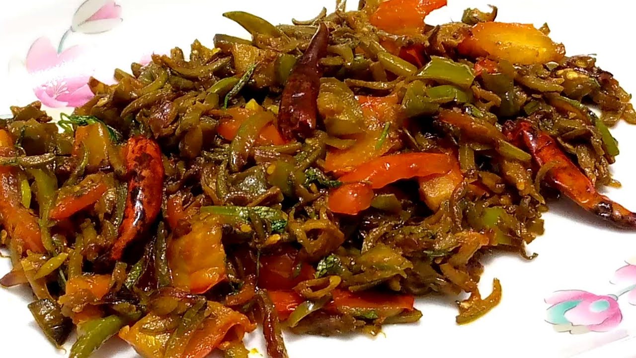 লাউয়ের খোসা ভাজি রেসিপি || Lau er khosa vaji recipe || Vegetable ...