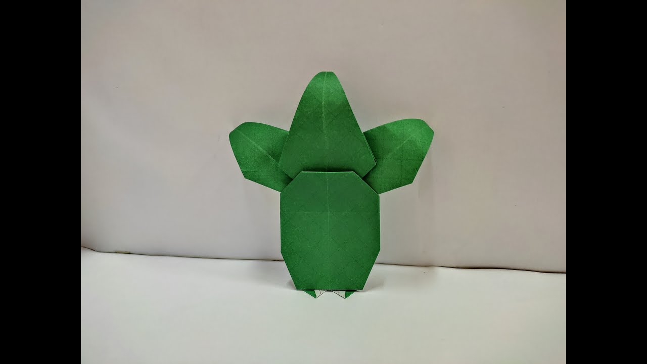 Origami Pokemon Oddish Easy | How To Fold A Paper Pokemon Oddish Easy ...