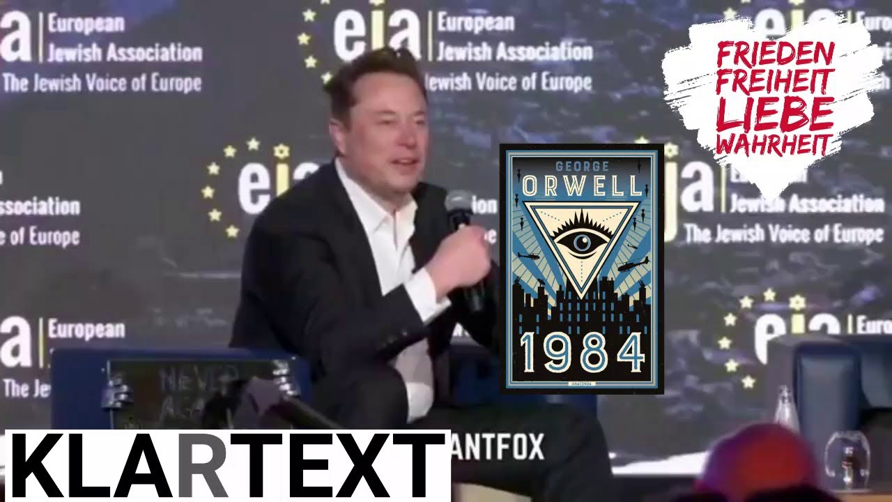 Elon Musk warnt vor Sprachverdrehungen, bei denen George Orwell vor ...