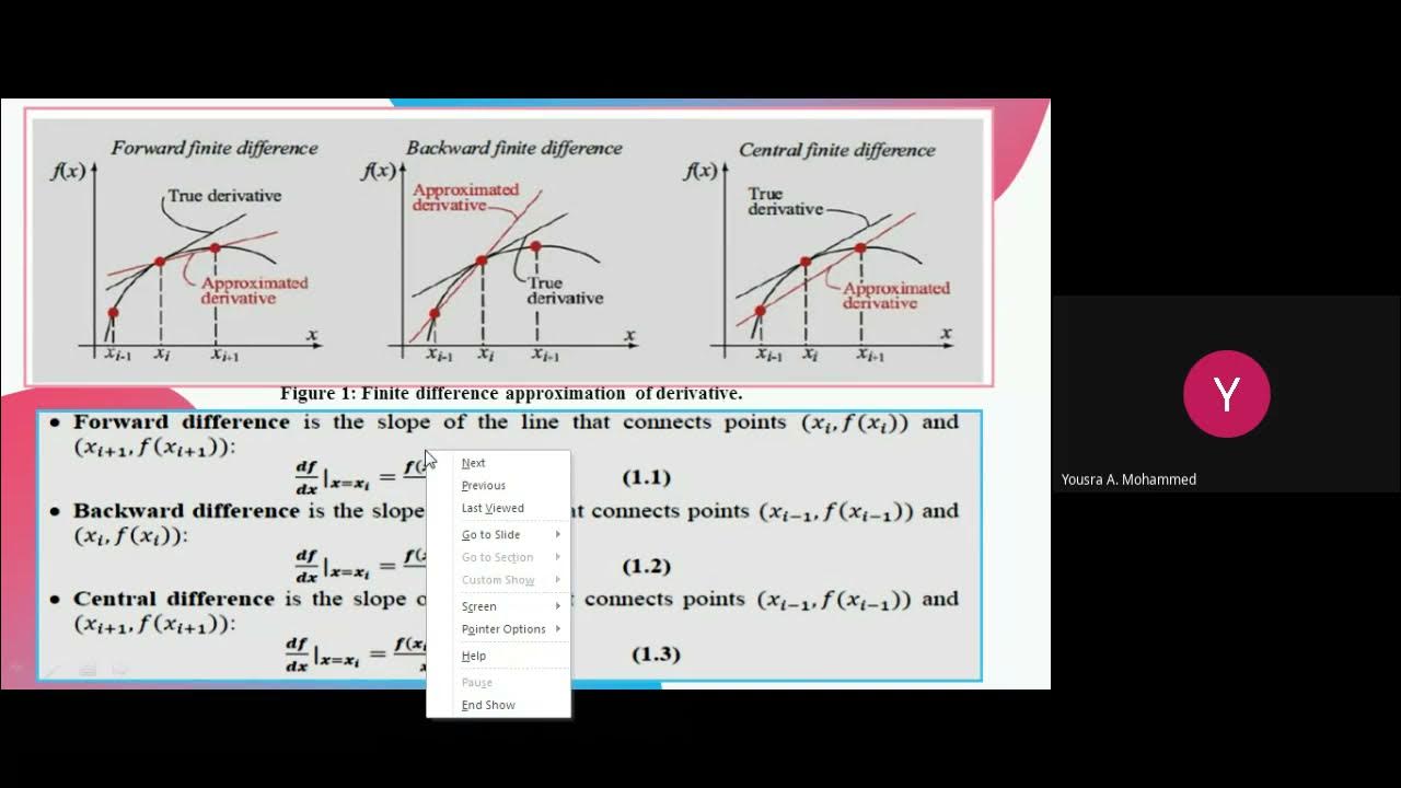lect 8 Numerical Diff - YouTube